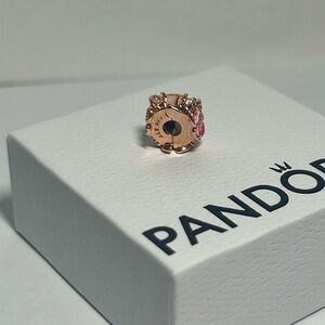 Pandora | Jewelry | Pandora Rose Gold Pink Daisy Spacer Clip Charm ...